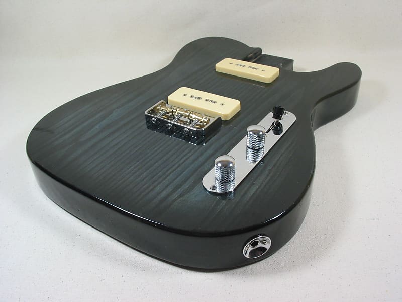 Loaded Guitar Body Custom Built Telecaster Shape Solid Ash | Reverb