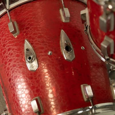 1960s Trixon Telstar Red Croco Drum Set | Reverb