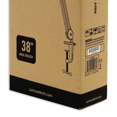 Samson MBA38 38" Microphone Boom Arm Studio Podcast USB Mic | Reverb