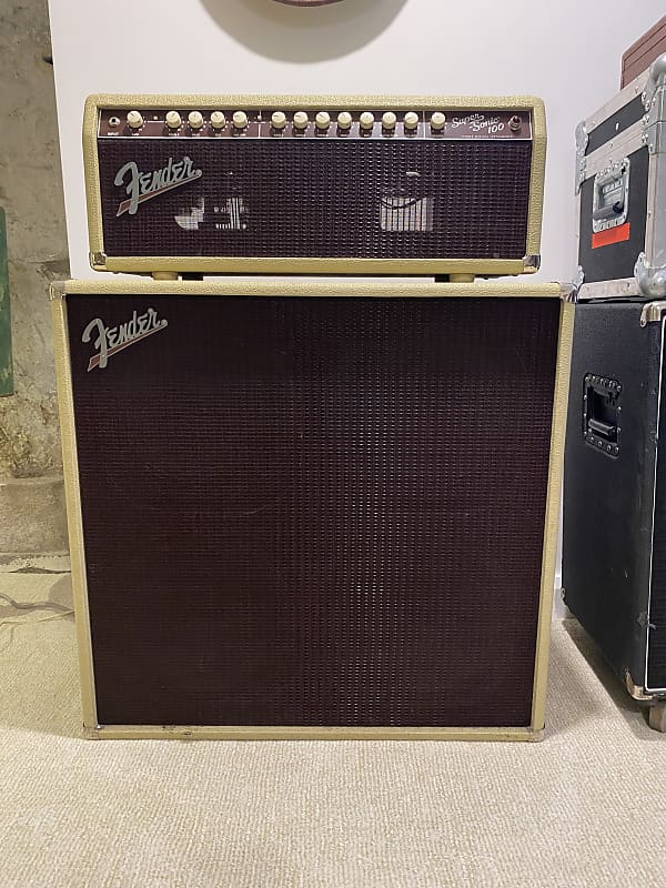 Fender Supersonic 100 Half Stack w/ 4 x 12 Enclosure | Reverb