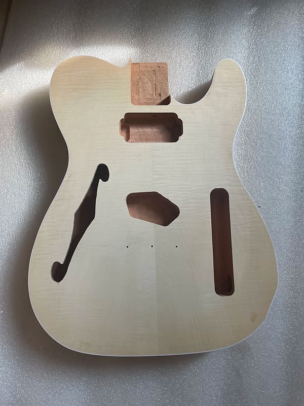 Unfinished Mahogany Wood Telecaster Tele Style Guitar Body | Reverb UK