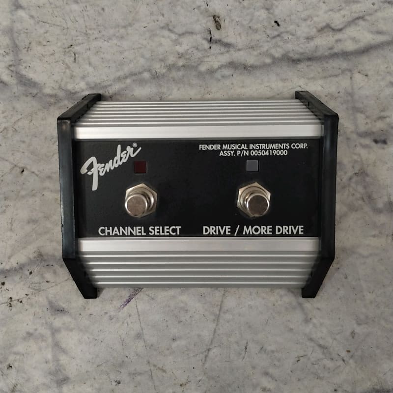 Fender 2 Button Channel Select / Drive Footswitch | Reverb