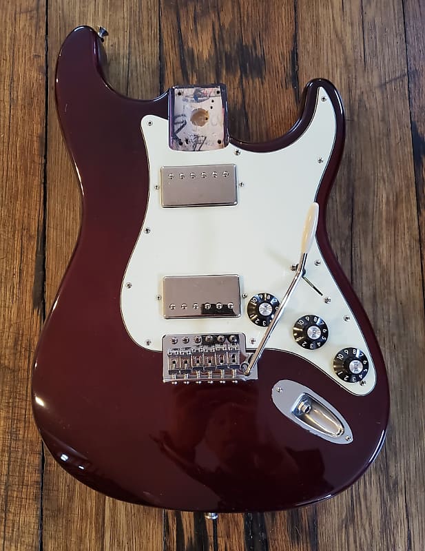 Fender Blacktop Stratocaster HH Loaded Body | Reverb