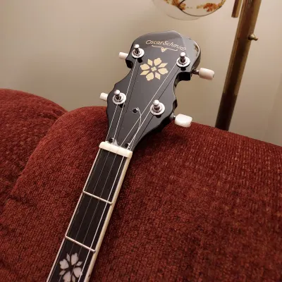 Oscar Schmidt OB5LH - Left Handed 5-String Banjo w/Geared 5th | Reverb