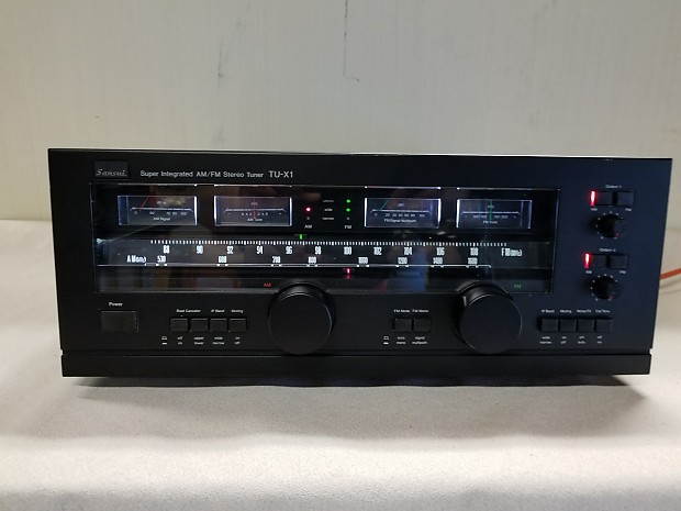 Sansui TU X1 1980 Black | Reverb