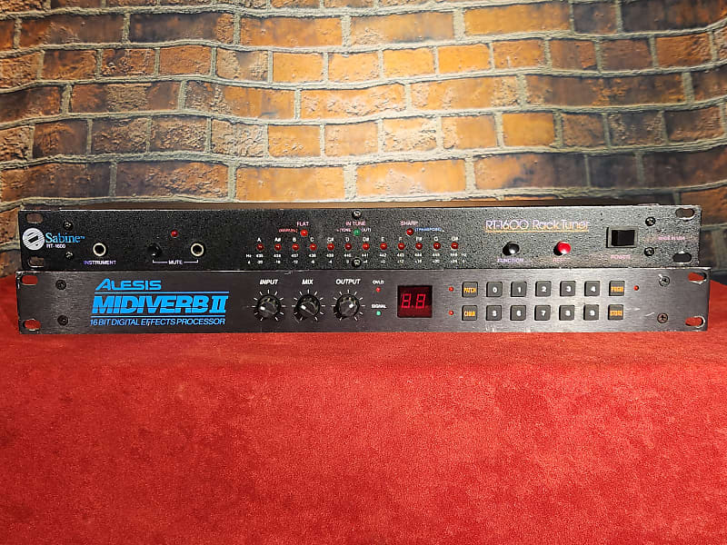 Non-Functioning Alesis Miniverb II And Sabine RT-1600 Rack | Reverb
