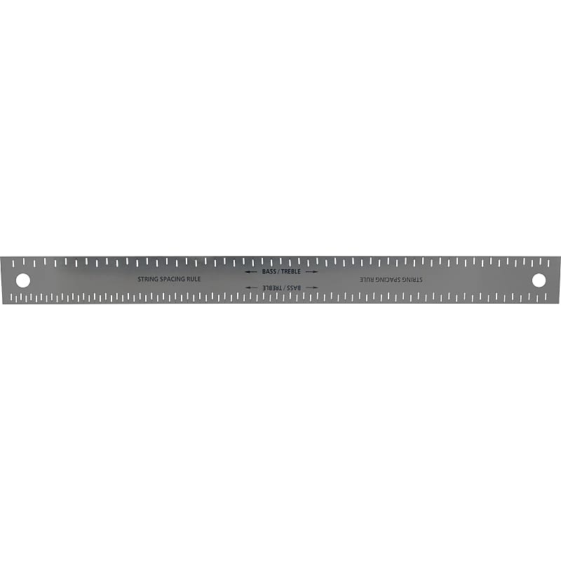 String Spacing Ruler - Steel, for marking string locations | Reverb