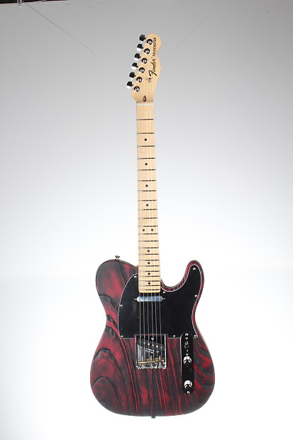 Fender Limited Edition Sandblasted Telecaster Crimson Red | Reverb