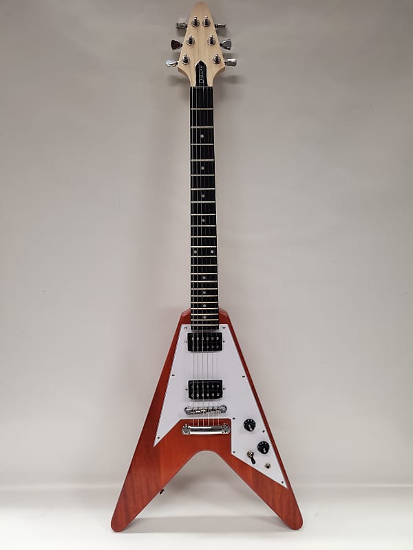 Custom Deluxe Flying V 2023 Worn Cherry | Reverb