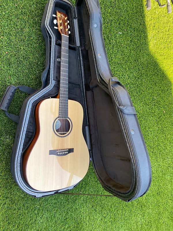 Simon & Patrick Godin Showcase Acoustic Electric Guitar Ebony | Reverb