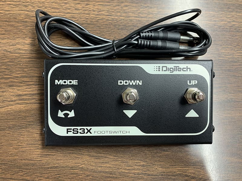 Digitech FS3X 3 Button Black FootSwitch NEW w/ cable | Reverb