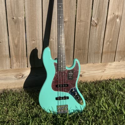 Warmoth Jazz Bass - Seafoam Green, Ebony Fretboard - 1962 | Reverb
