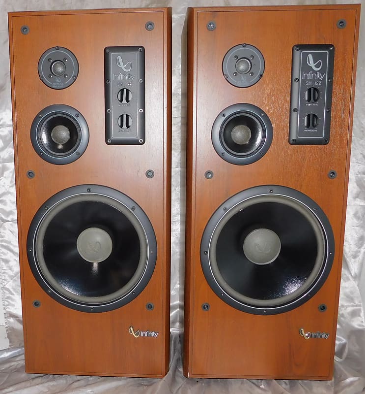 Infinity SM 122 vintage home hifi floor speakers | Reverb