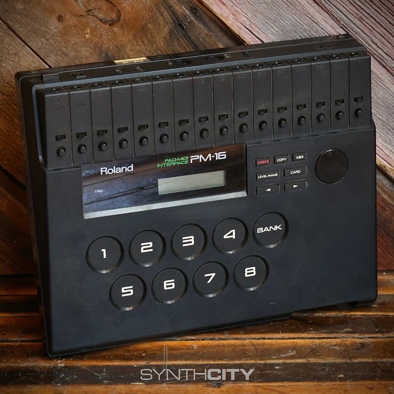 Roland PM-16 Drum Pad Trigger Interface | Reverb