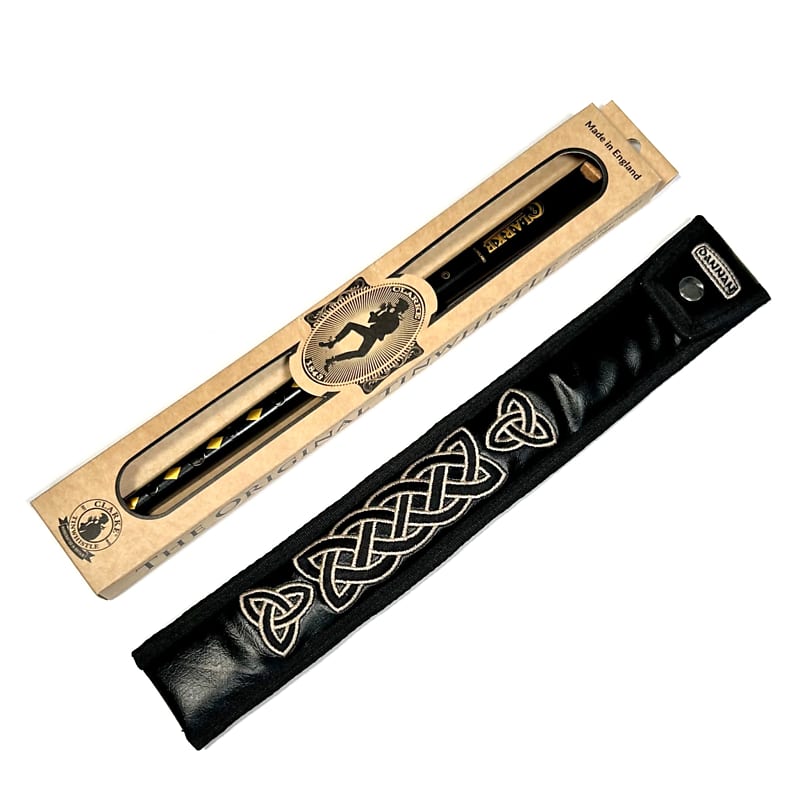 Clarke Original C Whistle & Dannan Black Vegan Leather Pouch | Reverb