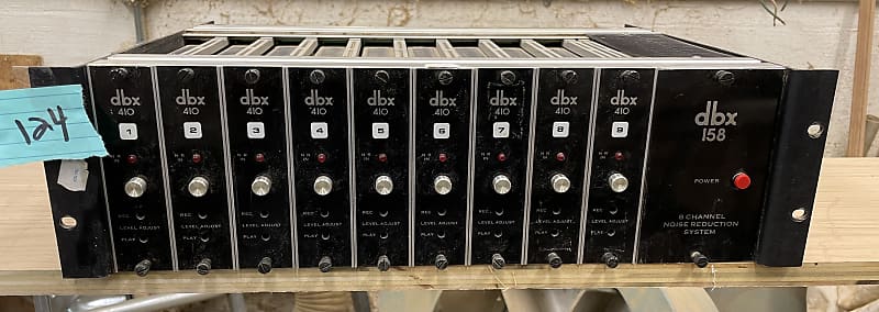 DBX 158 Frame with 9 Channels of DBX 410 Type I Noise | Reverb