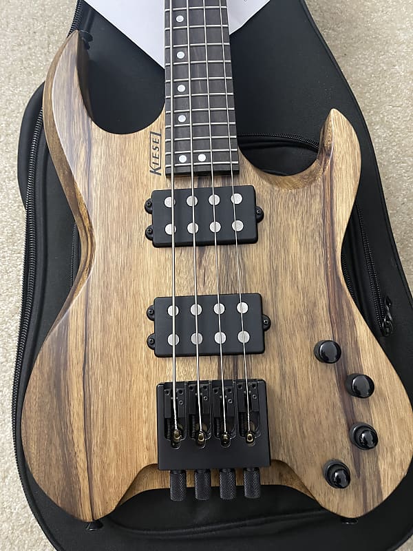Kiesel Vader Black Limba Bass is 30" scale length | Reverb
