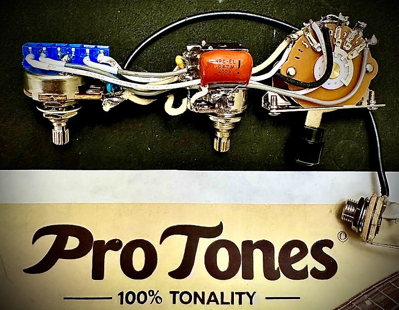 Solderless ⭐️ Reverse ⭐️ Tele Wiring Harness 4 Way Switch, | Reverb