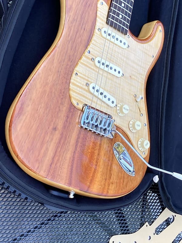 Warmoth, Sweetwood, Harmonic Design, Koa, Top Shelf Parts S | Reverb