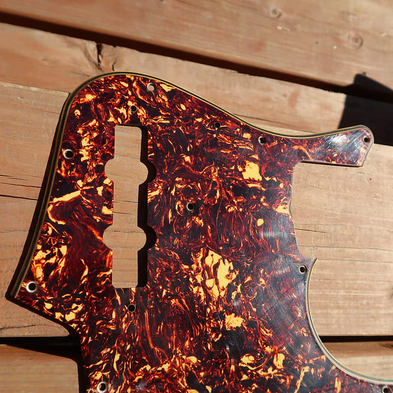 Fender Jazz Celluloid Beautiful Vintage relic '72-73 Tortoise | Reverb