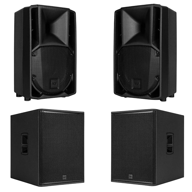 2x RCF ART 715-A MK5 15" Powered Speaker With DSP 1400W + 2x | Reverb