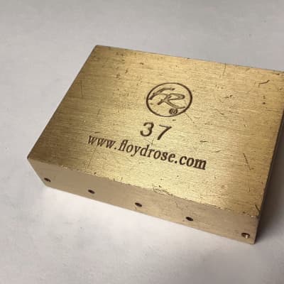 Floyd Rose 37MM Brass Bridge Block | Reverb