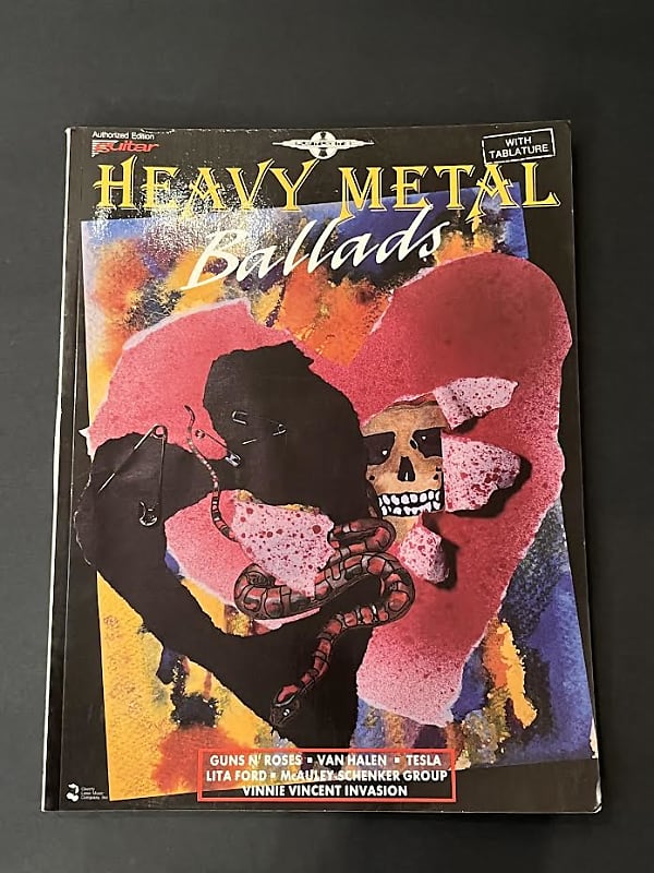 Heavy Metal Ballads Guitar Tab Book | Reverb