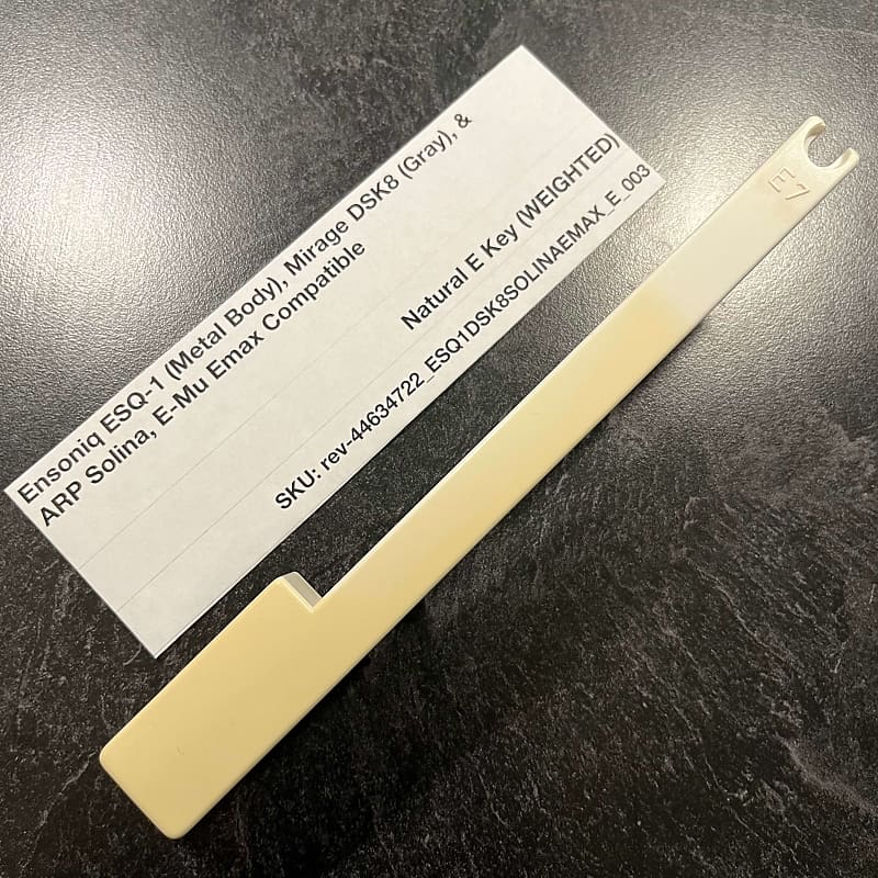 Ensoniq Replacement Weighted E Key (Ensoniq Keybeds) for | Reverb
