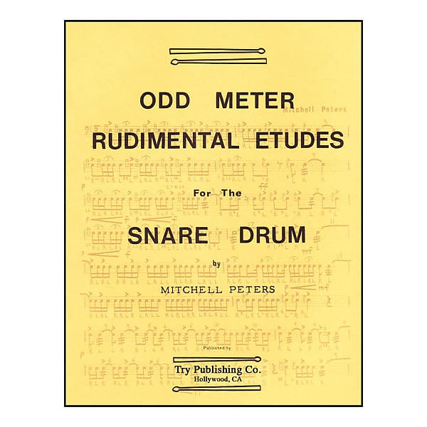 Odd Meter Rudimental Etudes For Snare Drum - by Mitchell | Reverb
