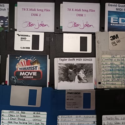 Midi Song Tracks - Retro Midi Songs Files Floppy | Reverb Deutschland
