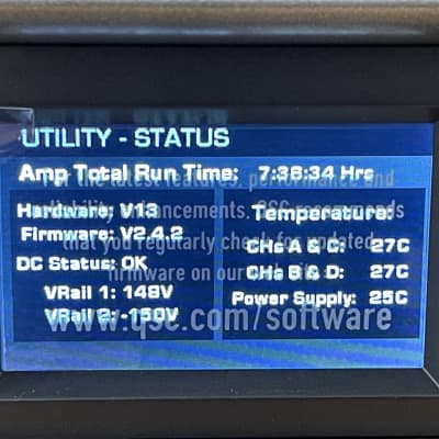 QSC CXD4.3 4-Channel Processing Amplifier (5000W) | Reverb