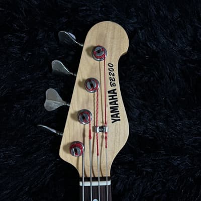 1992 Yamaha BB200 Broad Bass with upgraded pickup - White | Reverb