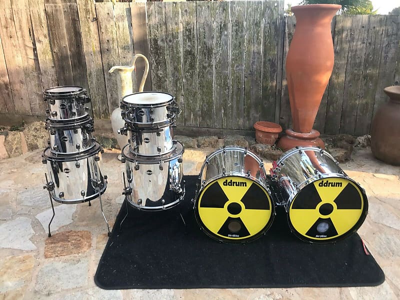 Megadeth Big 4 DDRUM Double bass Drum Set Kit used on Big 4 | Reverb