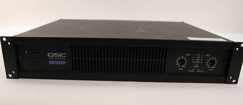 QSC CX1202V Power Amplifier - Tested, See Notes - Local Pick | Reverb