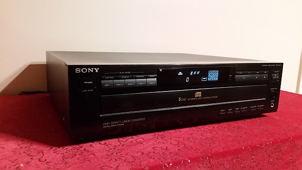SONY CDP-C325 5-DISC CAROUSEL COMPACT DISC PLAYER CHANGER | Reverb