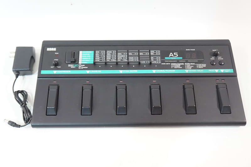 KORG A5B Bass Multi Effects Processor Compressor EQ Exciter | Reverb