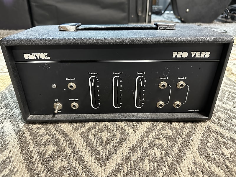 Univox Pro Verb 70's - Black | Reverb