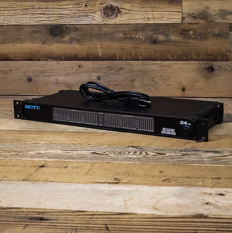 MOTU 24 I/O 24-Channel AD DA Converter 24IO Audio Audiowire | Reverb