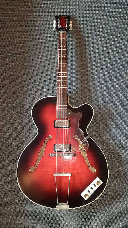 Hofner 4500 Thinline 1962-1969 - Black Rose | Reverb