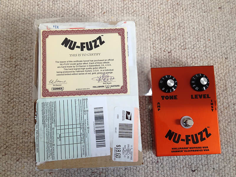 Hallmark Guitars Nu-Fuzz Pedal Handmade by Ed Sanner! | Reverb