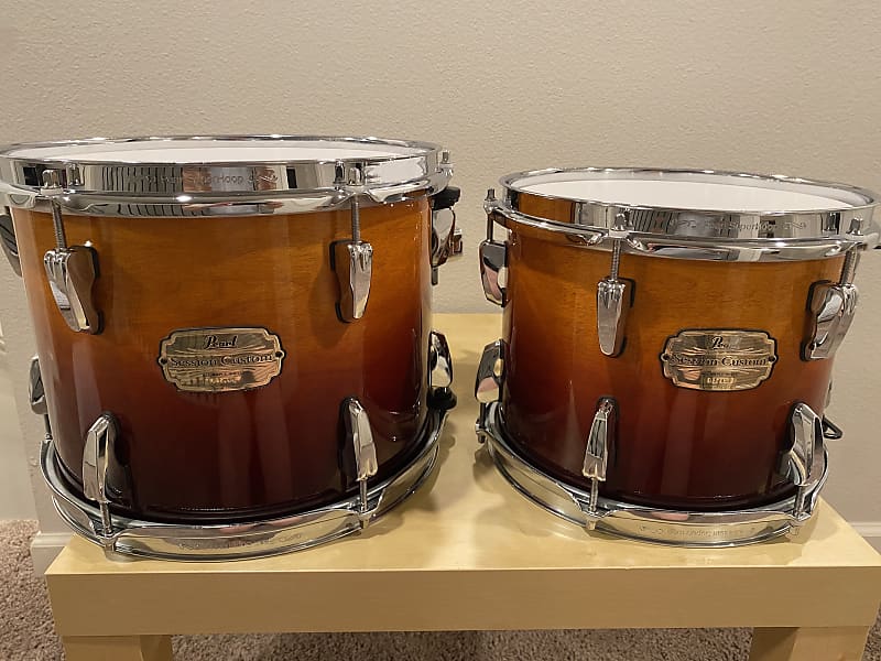 Pearl Session Custom SMX Vintage Fade Tom Drums | Reverb