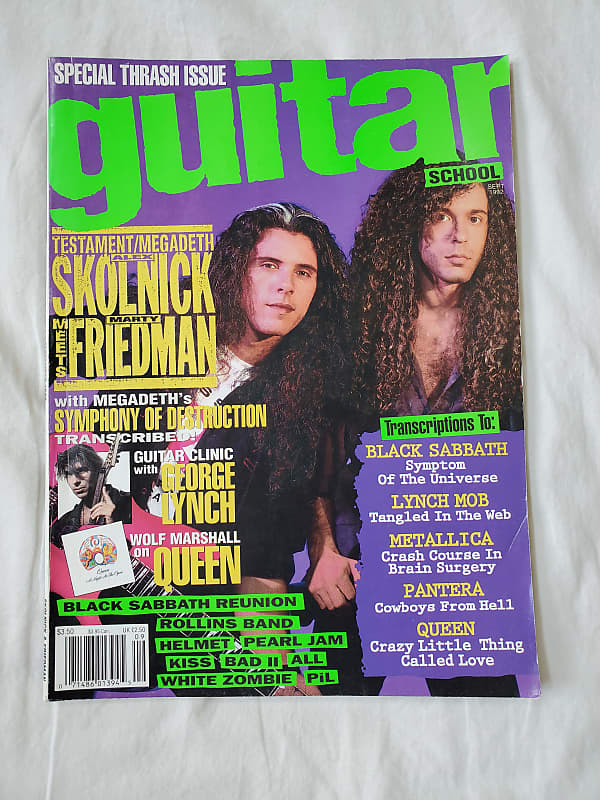 Guitar School Magazine Back Issue September 1992 | Reverb UK