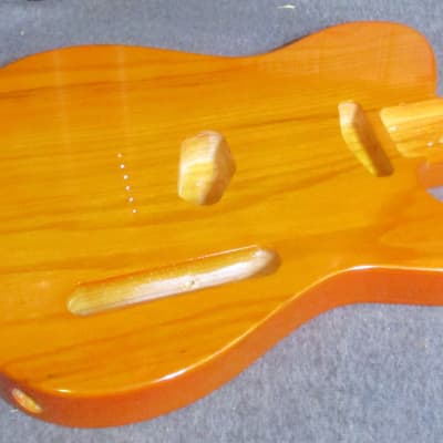 Telecaster Body with Wooden Pickguard | Reverb