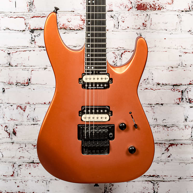 Jackson DK2HT Pro HH Electric Guitar, Satin Orange w/ Case | Reverb