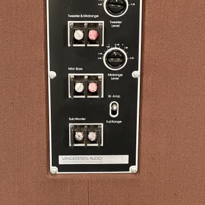 Vandersteen Model 4 Tower Speakers w/ WX-4 Crossover (Pair) | Reverb