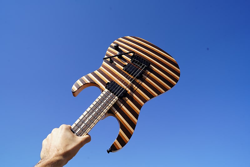 Schecter USA Custom Shop Masterworks Banshee Arch Top Mosaic | Reverb