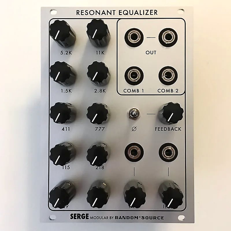 Serge by Random*Source ResEQ Resonant Equalizer Filter EQ Q | Reverb