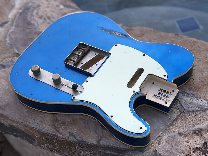 Real Life Relics Tele Telecaster Body Lake Placid Blue | Reverb Canada