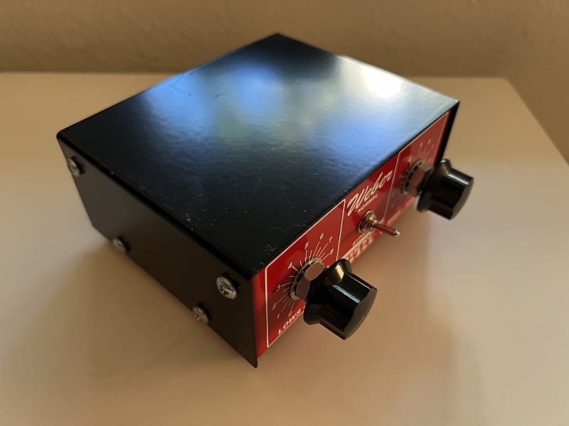 Weber MicroMass - 15W Reactive Load Attenuator - Black / Red | Reverb