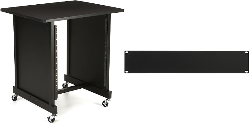 Gator GRW-PNLSTFT2 Flat Steel Rack Panel - 2U Bundle with | Reverb